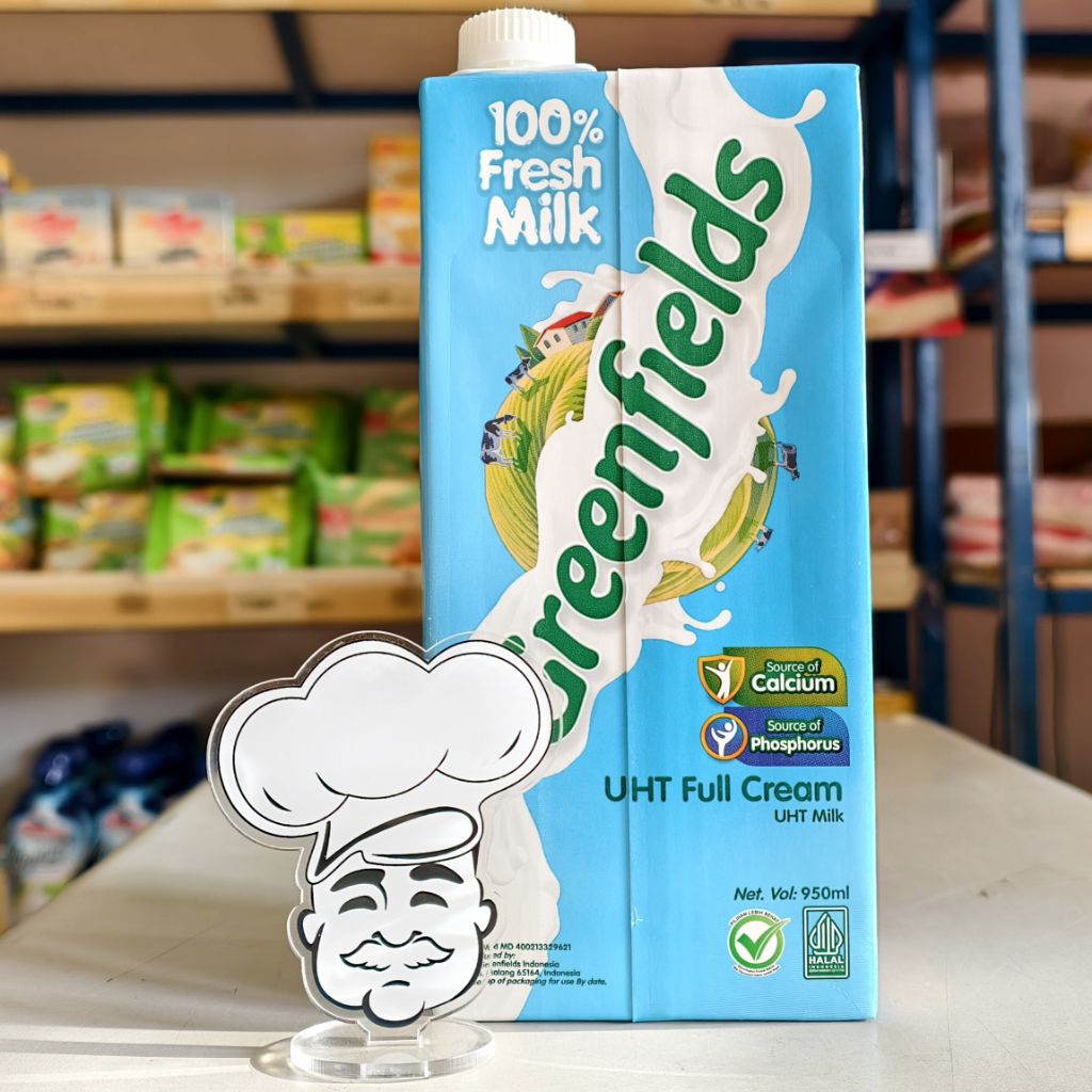 Jual Susu UHT Greenfields 1 Liter / Susu Greenfields FullCream 1Liter ...