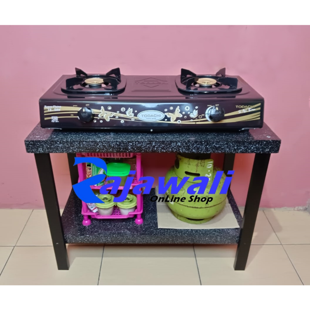 Jual Meja Kompor 2 Tungku Rak Kompor Dapur Meja Kompor Gas | Shopee ...
