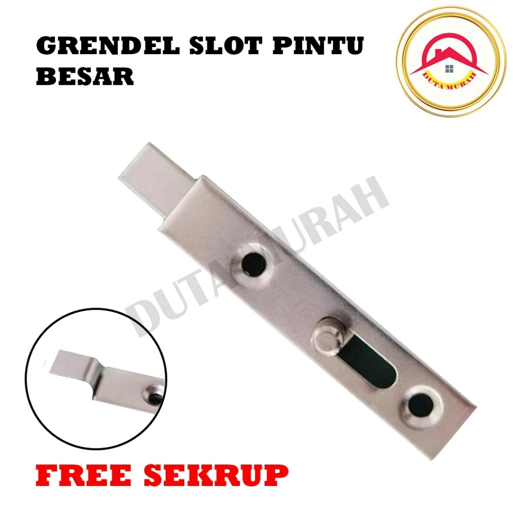 Jual HK Grendel Besar / Grandel Pintu/Lemari /Slot Pintu/Lemari ( Besar ...