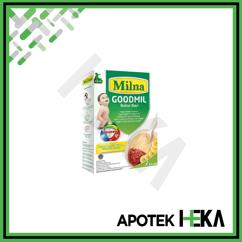 Jual Milna Goodmil Bubur Bayi Tinggi Protein 6+/8+ - Pendamping ASI ...