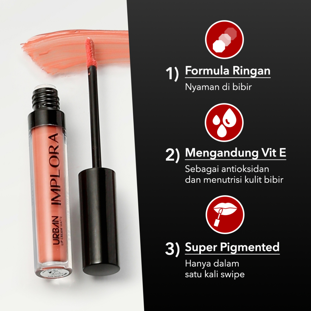 Jual [BEST SELLING COMBO] Implora Urban Lip Cream Ombre Look | Shopee ...