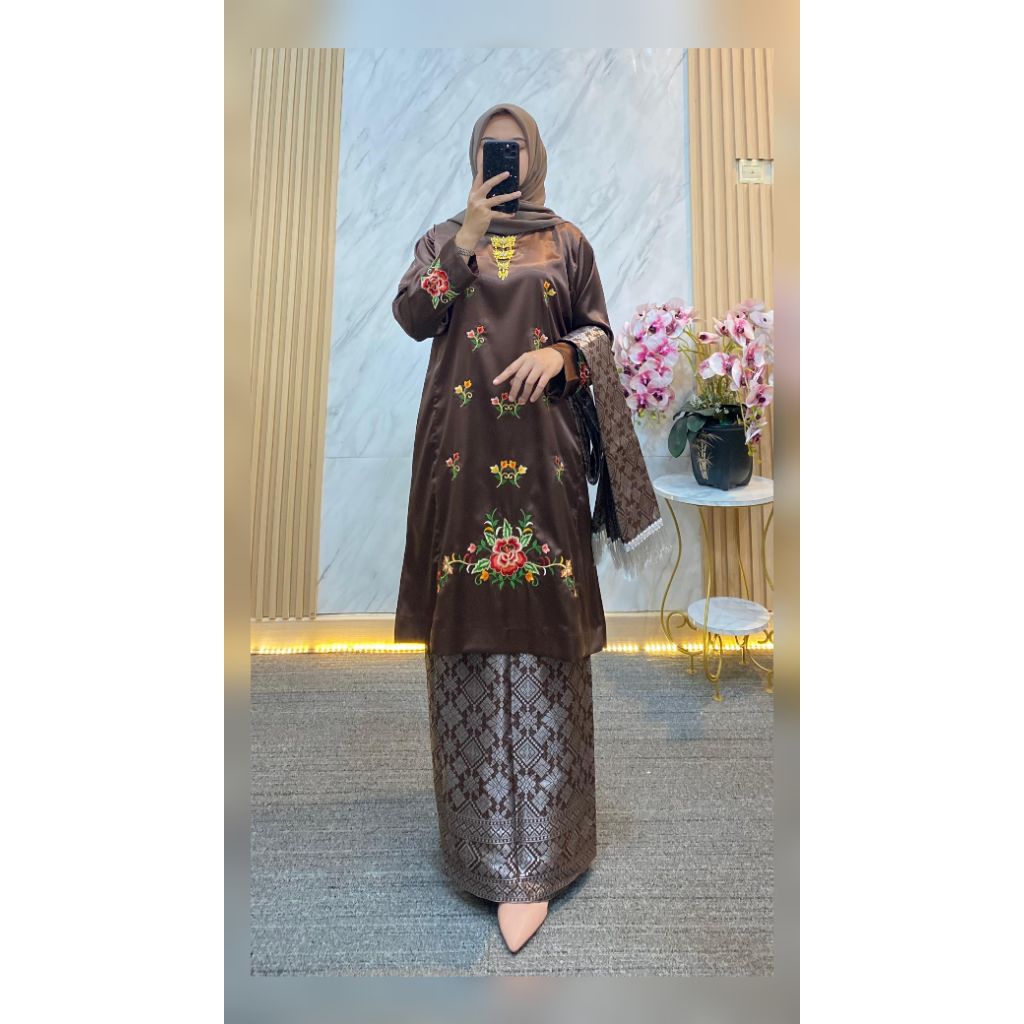 Jual Baju Basiba Bordir (Tidak termasuk Songket dan Salendang) | Shopee ...