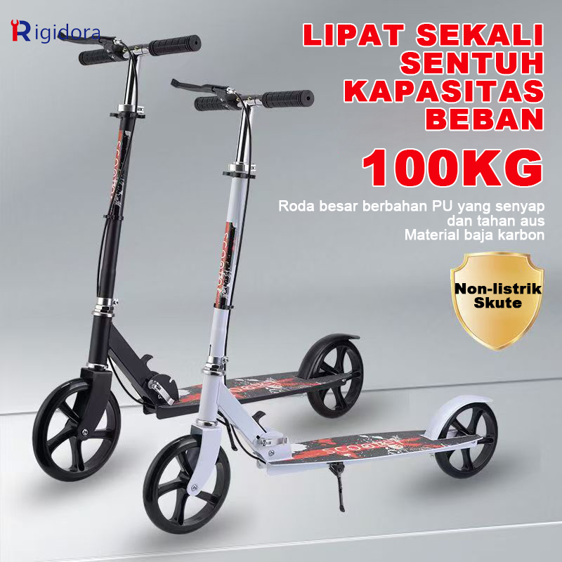 Jual Rigidora Scooter Skuter Remaja Skuter Lipat Roda 2 | Shopee Indonesia