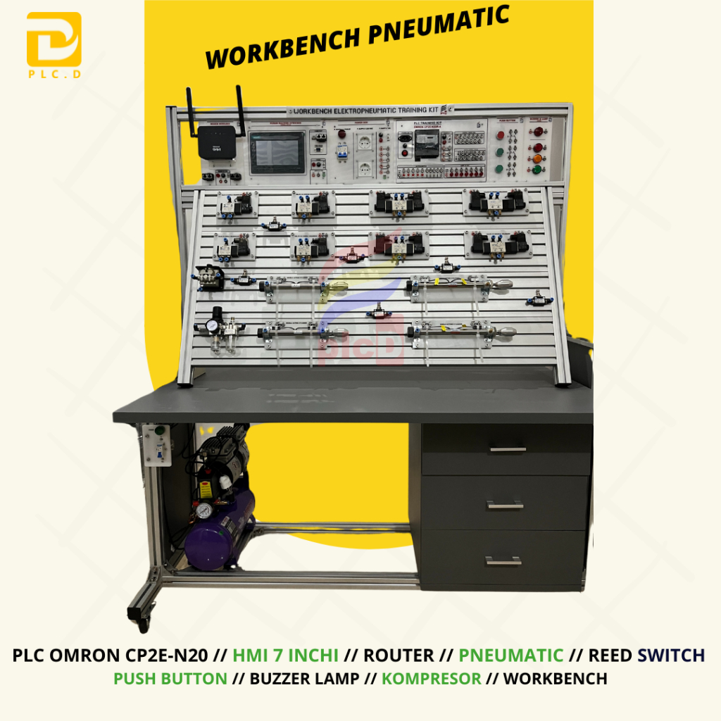 Jual ElektroPneumatic Workbench / elektropneumatic meja Training Kit ...