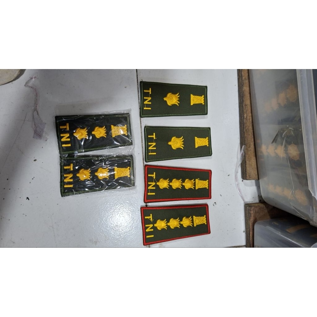 Jual pangakt pdh zeni/czi mayor letkol kolonel lis merah/tanpa lis ...