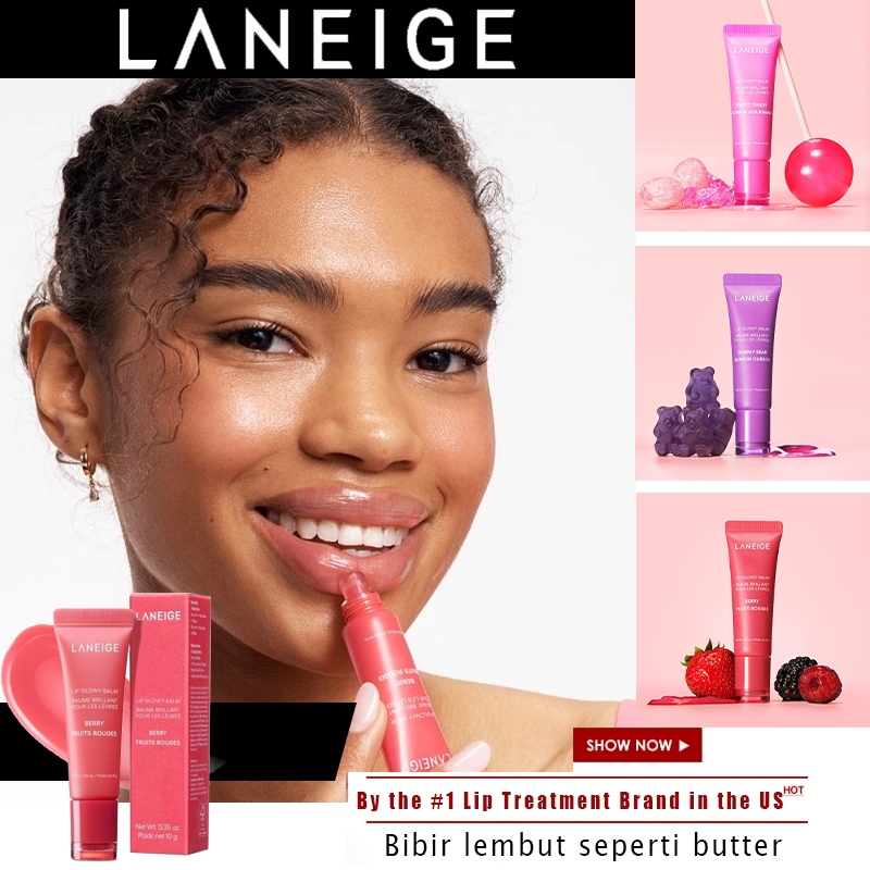 Jual LANEIGE Lip Glowy Balm Berry/ Gummy Bear /Sweet Candy/10 Gr ...