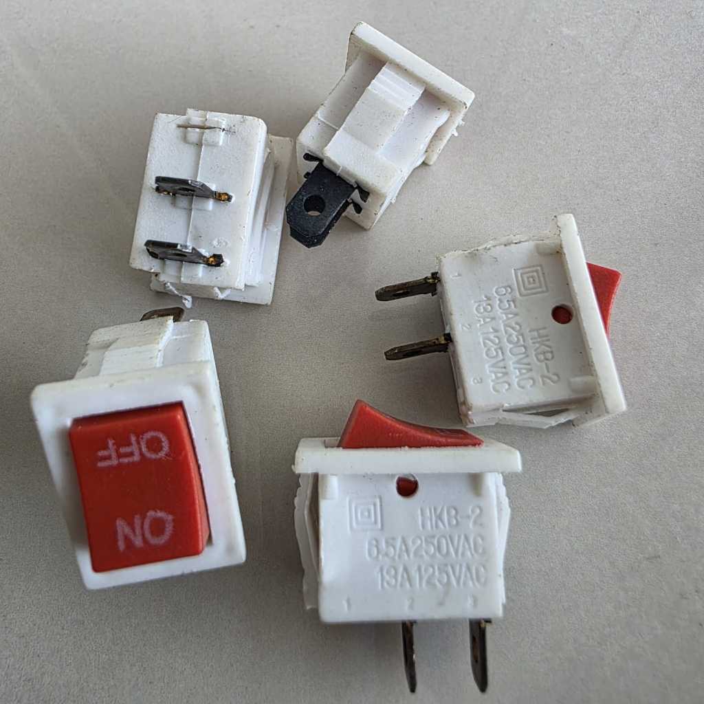 Jual Power Switch Saklar On Off Knapsak Elektrik Dengan Kabel Saklar 2 ...