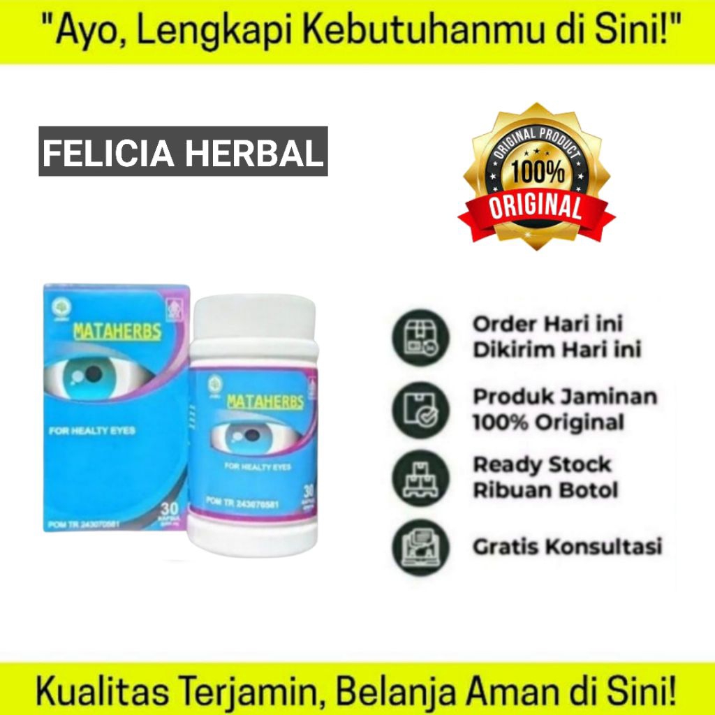 Jual MATAHERBS ASLI ORIGINAL OBAT HERBAL UNTUK KESEHATAN MATA KATARAK ...
