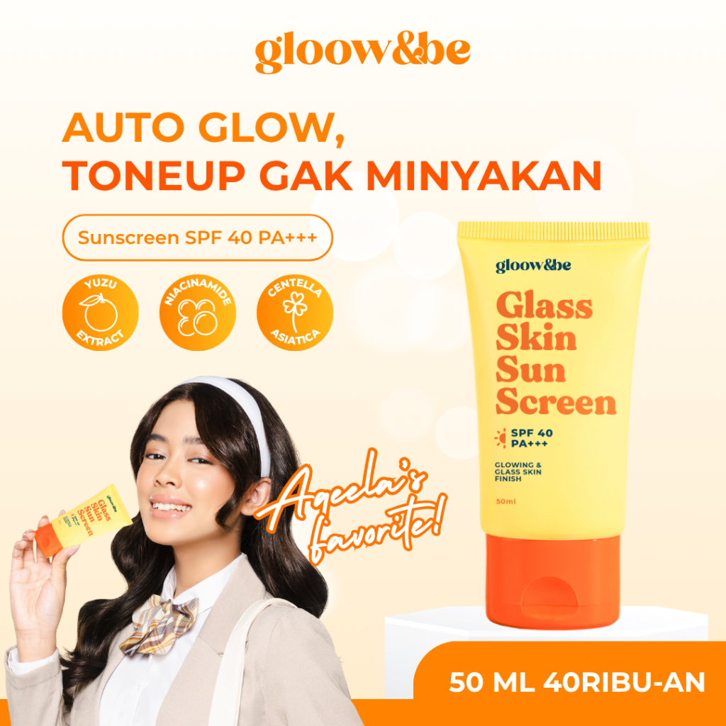 Jual [PO] Gloow&be Glass Skin Sunscreen Hybrid Cerah Mencegah Minyakan ...