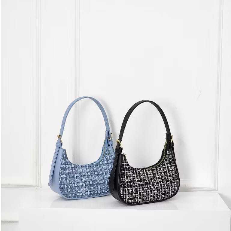 Jual Casy Tas Wanita Bahan Kanvas Sintetis - Tas Bahu - Tas Kondangan ...