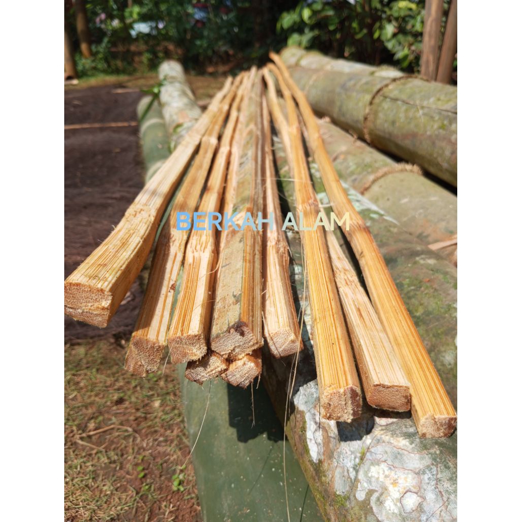Jual Promo Bambu Petung Kotak Tebal ukuran panjang 2 meter bahan arku ...