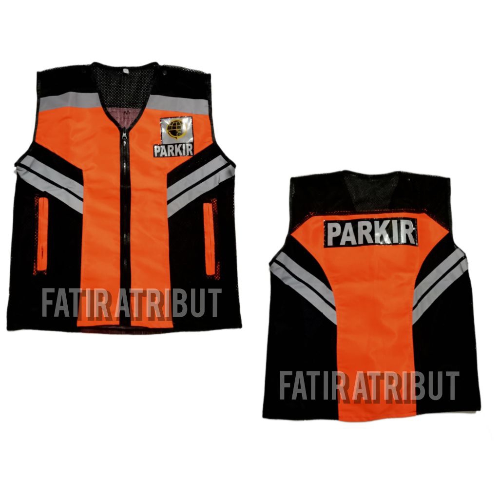 Jual Rompi parkir oren rompi parkir bahan taslan terlaris | Shopee ...