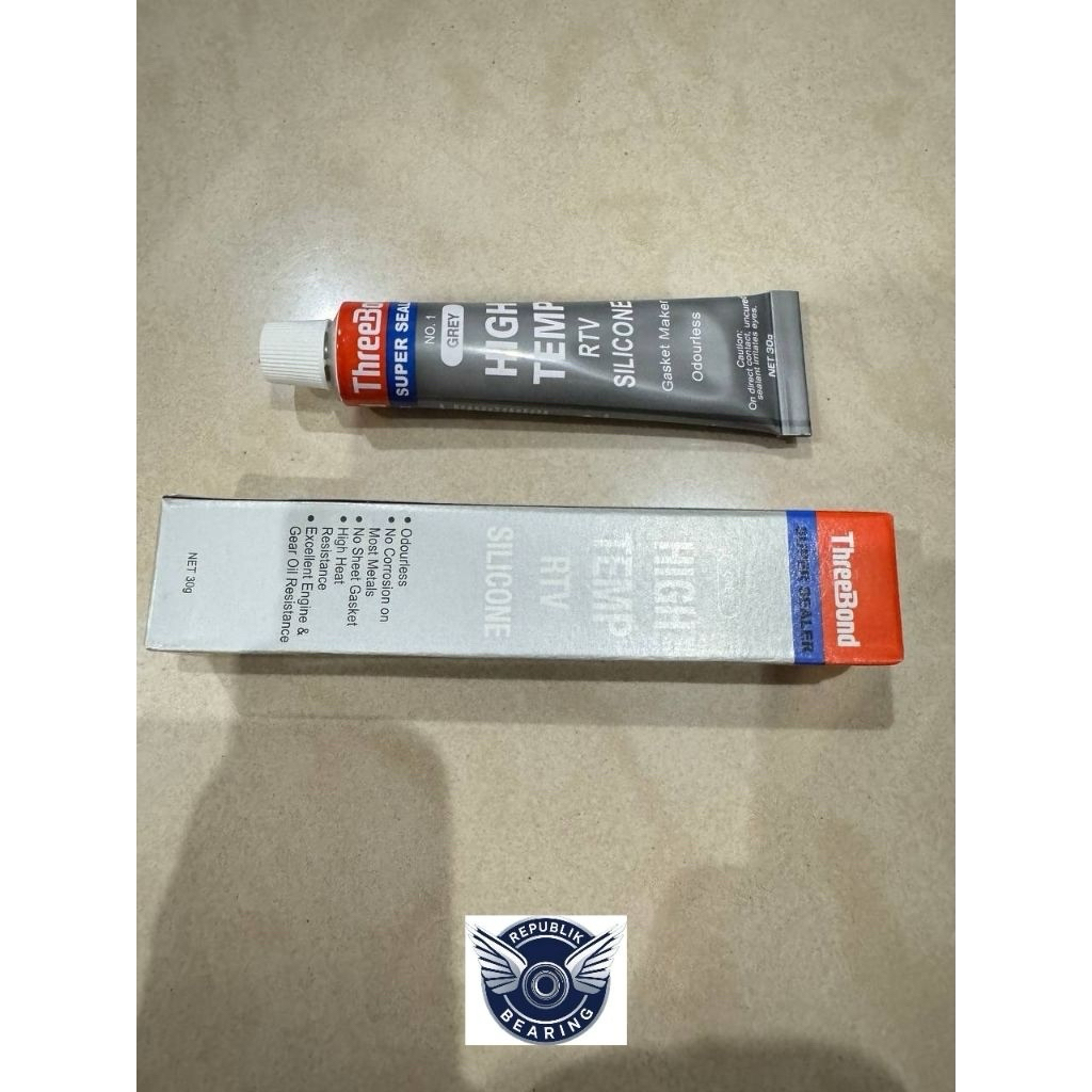Jual Lem threebond high temp super sealer / lem threebond Grey 30gr ...
