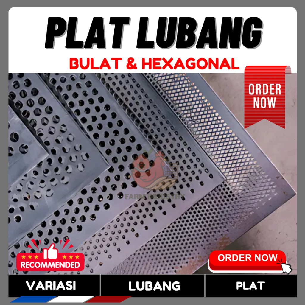 Jual Plat Lubang Besi / Perforated Ukuran 2x1Meter & 2,4x1,2Meter ...