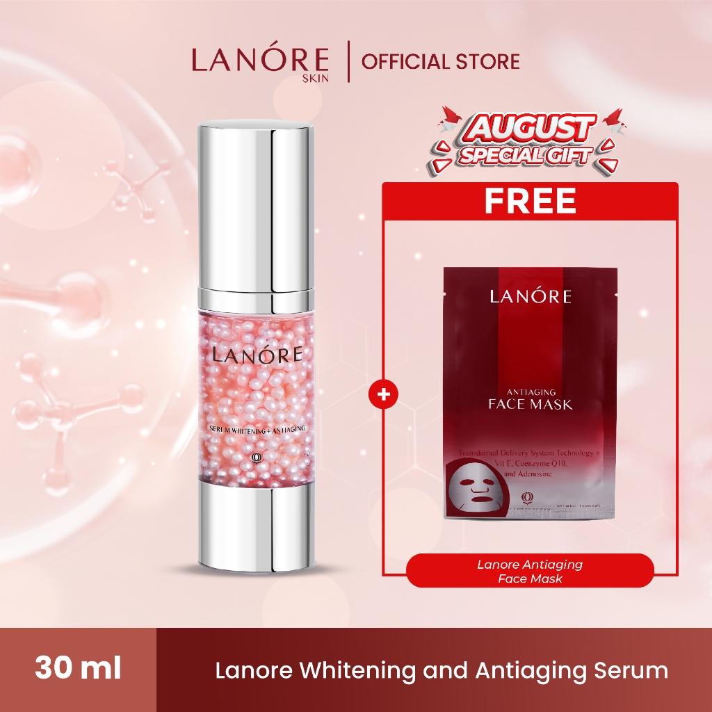 Jual Lanore Whitening & Anti Aging Serum 30 gr [ Serum Mencerahkan ...