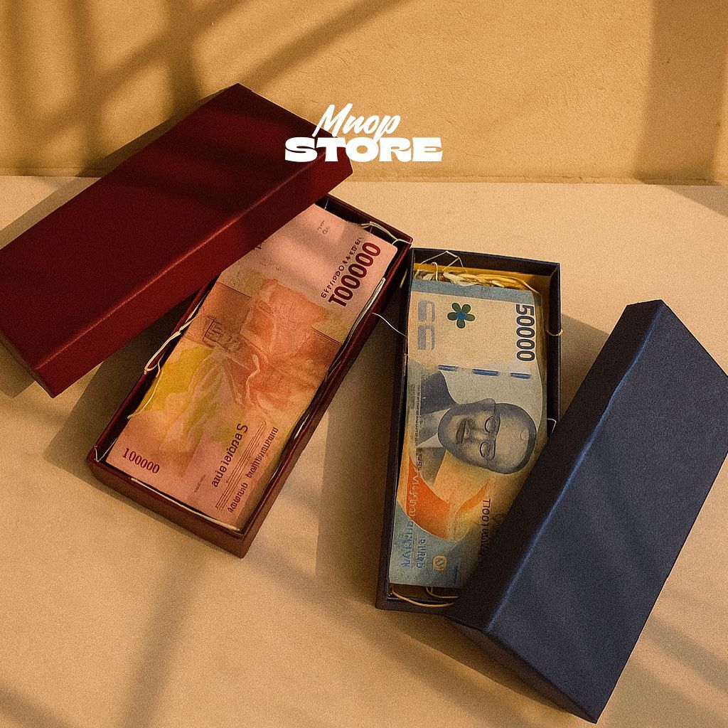 Jual KOTAK UANG|GIFTBOX MONEY|UKURAN 15.9 x 7 x 3.5CM|MNOP STORE|TERIMA ...