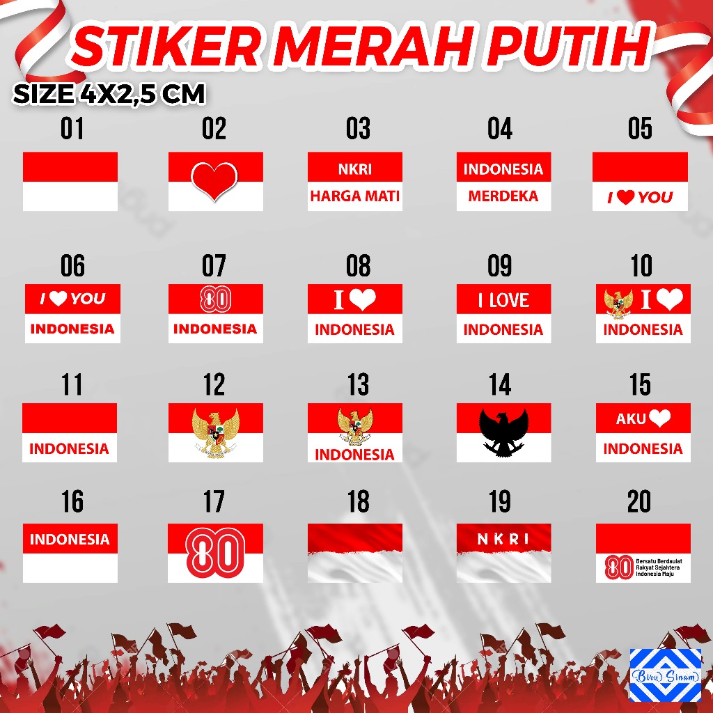 Jual Sticker Pipi INDONESIA Banyak Model Murahhh | Shopee Indonesia