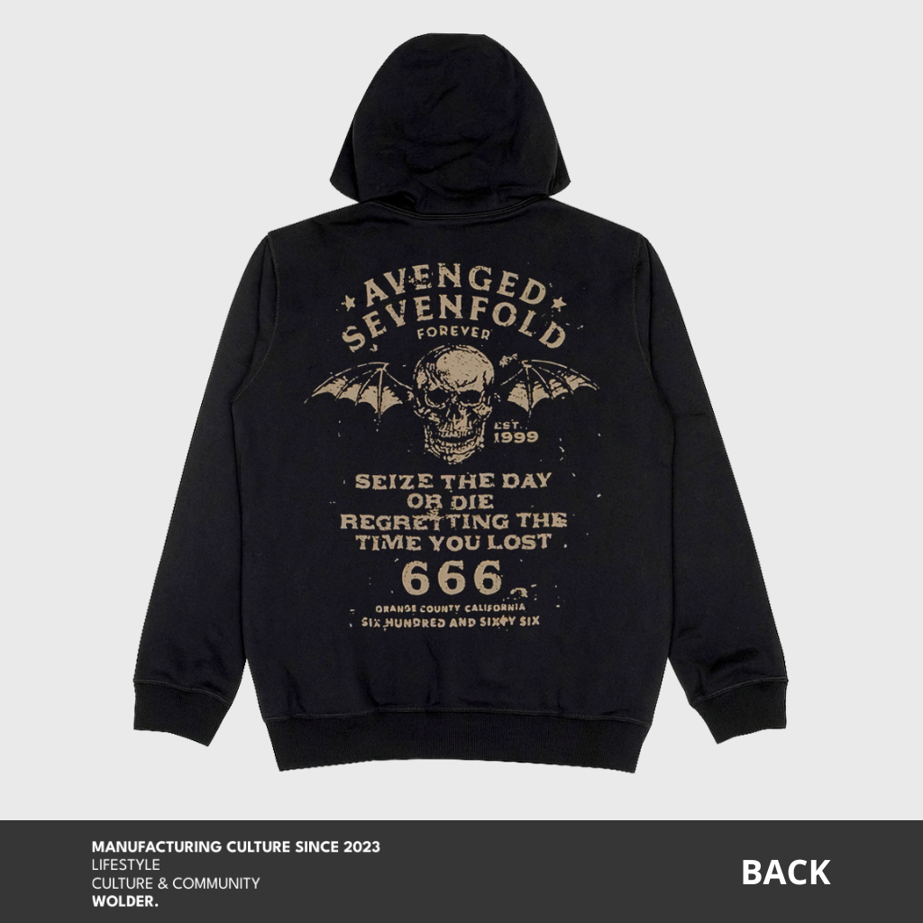 Jual Hoodie Pullover Regular Fit Band A7X THE DAY Hoodie Pull Hood ...