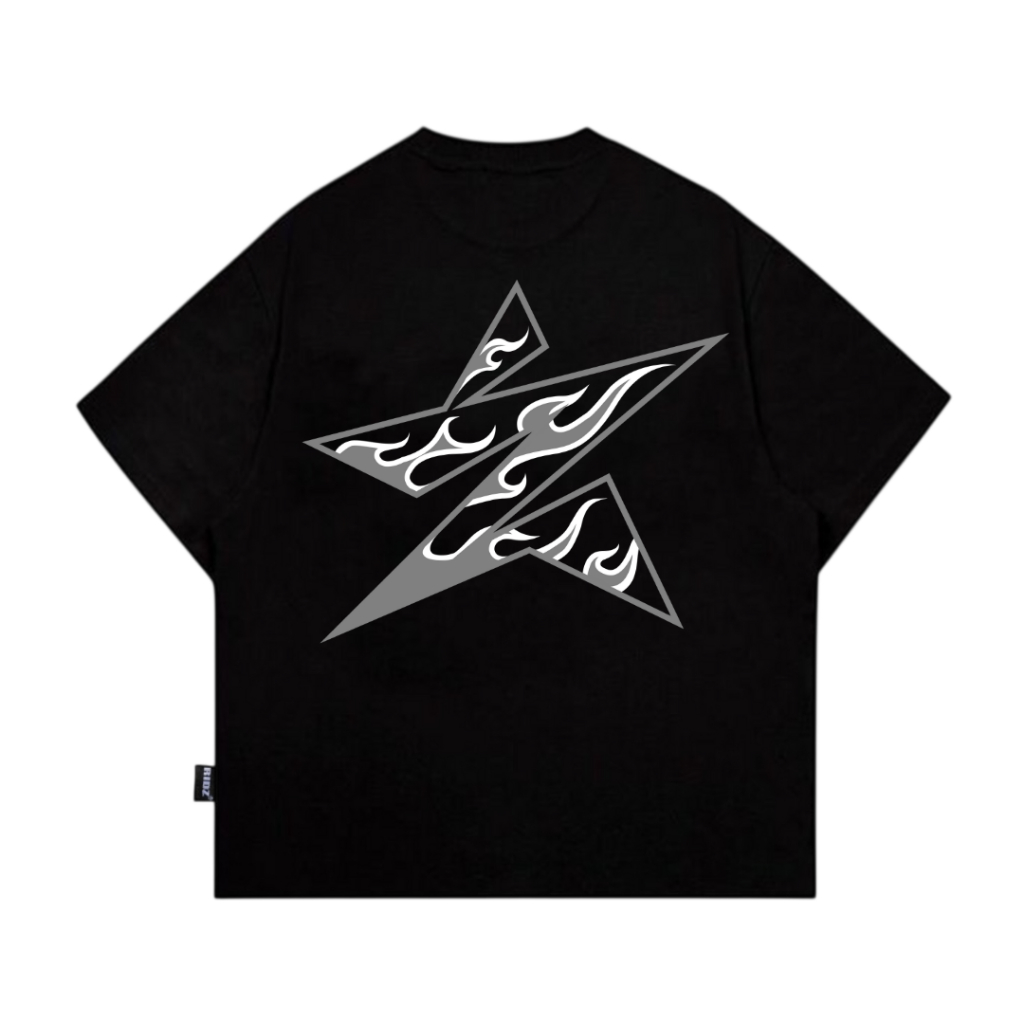 Jual RIDZ | Oversize T-shirt | Cotton 20s | Star Fire - RIDZ Logo ...