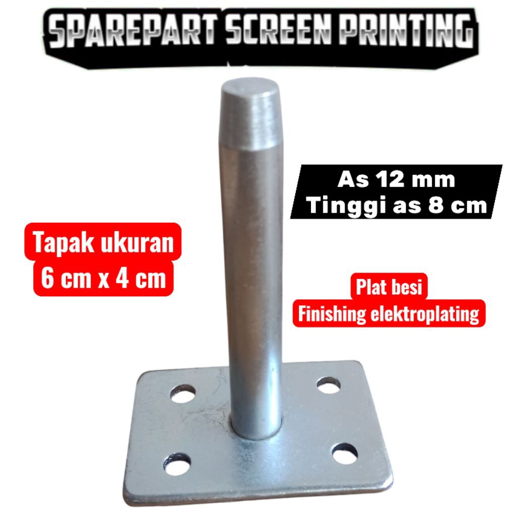 Jual As pin stoper stopper knok knock noken register 12 mm meja sablon ...