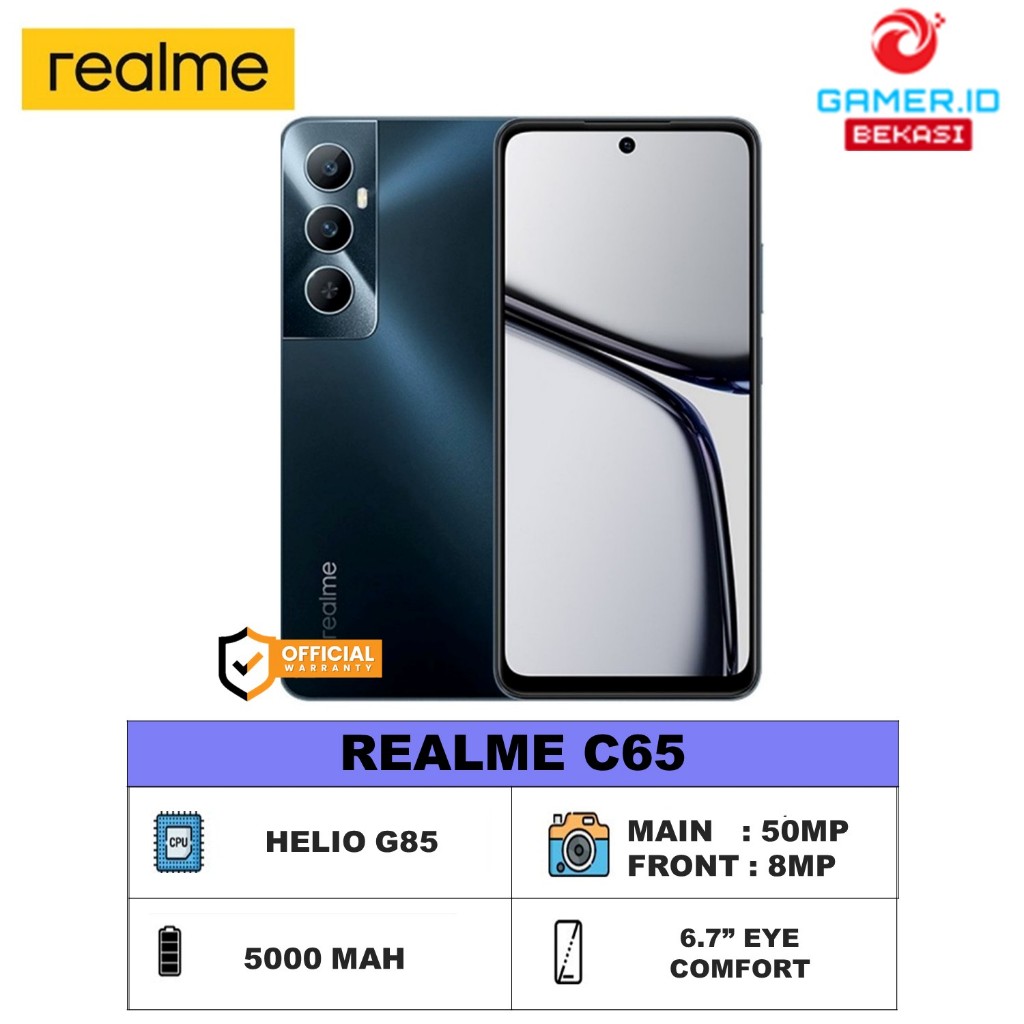 Jual Realme C65 [8GB+128GB]- Garansi Resmi 1 Tahun | Shopee Indonesia