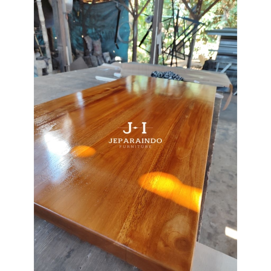 Jual Jeparaindo - Top Table Kayu Jati Tebal 3 cm Jepara | Shopee Indonesia