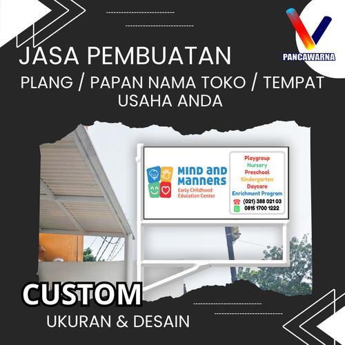 Jual BILLBOARD - PLANG - PAPAN NAMA TOKO | CUSTOM Besi | Shopee Indonesia