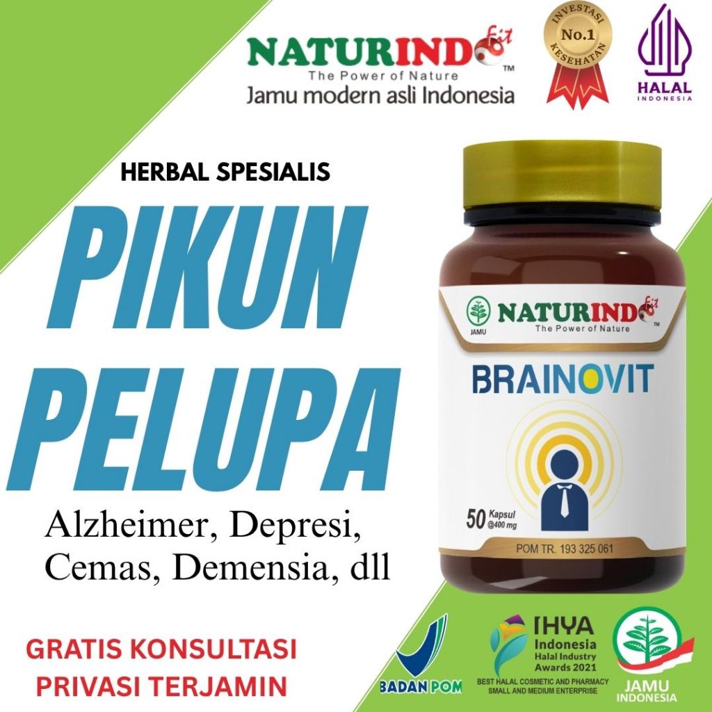 Jual Herbal Pikun Pelupa Alzheimer Demensia Lupa Ingatan Gangguan Daya ...