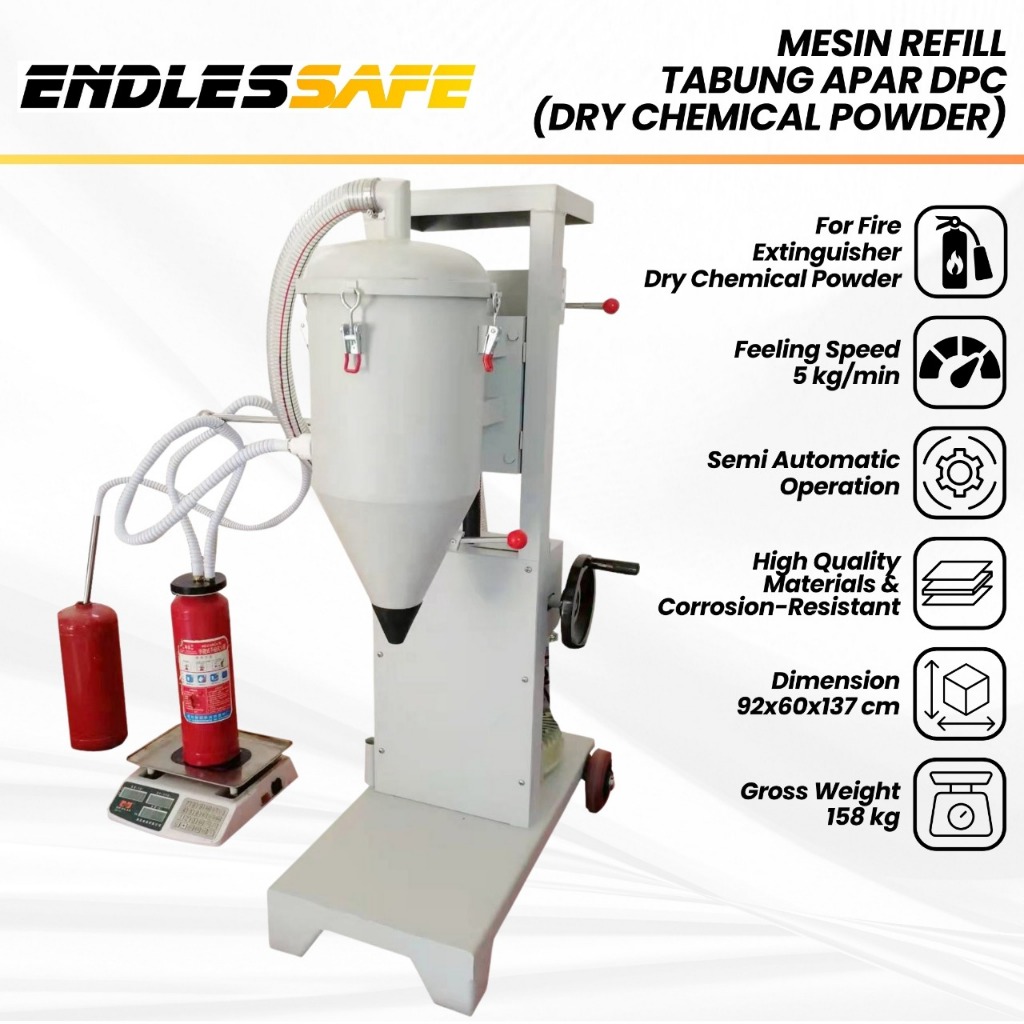 Jual Mesin Refill Tabung APAR DCP (Dry Chemical Powder) | Isi Ulang ...