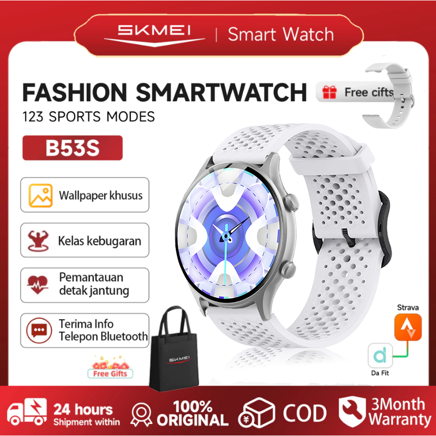 Jual SKMEI B53S Smartwatch jam tangan olah raga Sport Tracker Jam ...