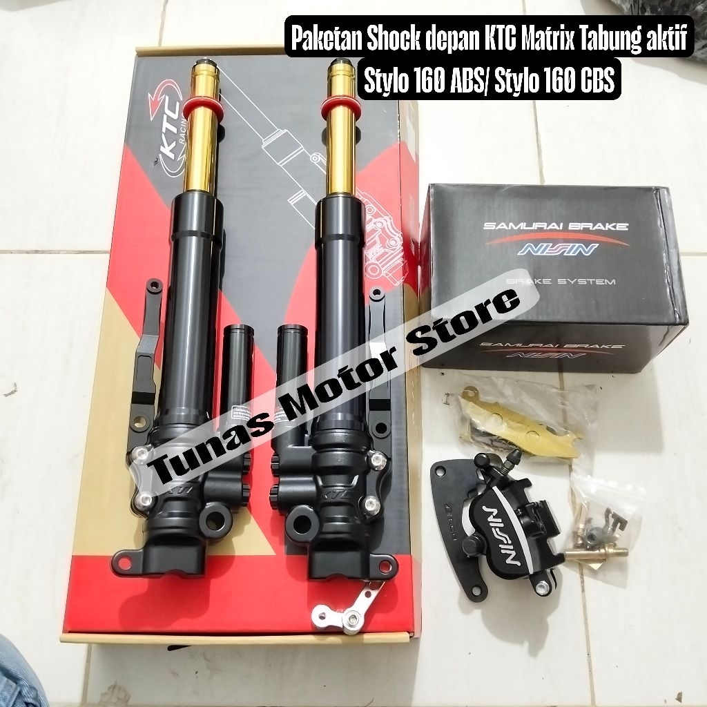 Jual PAKETAN SHOCK DEPAN KTC MATRIX STYLO 160 ABS / STYLO 160 CBS ...