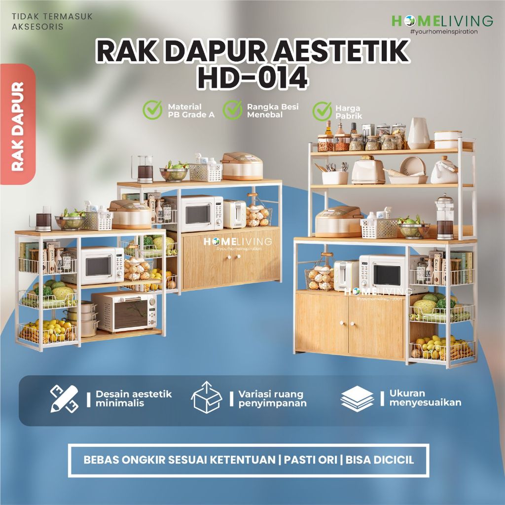 Jual HOMELIVING - RAK DAPUR SUSUN SERBAGUNA - LEMARI DAPUR SERBAGUNA ...