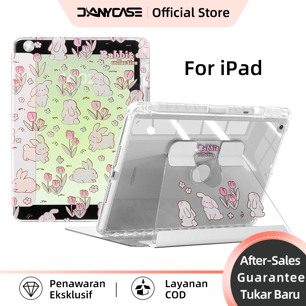 Jual DANYCASE 720° Rotation Transparent Case For iPad Air 11" M2 2024 ...