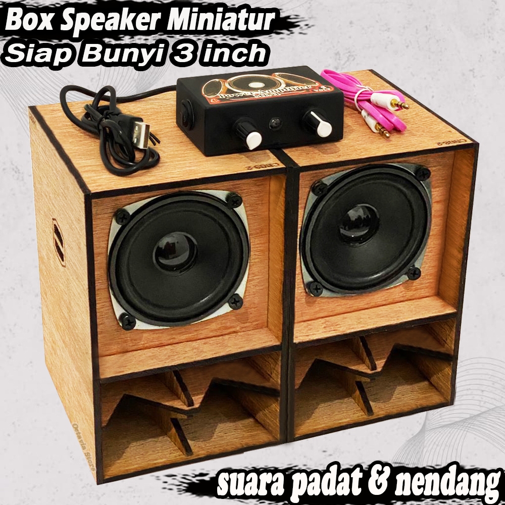 Jual Box Speaker Miniatur Siap Pakai | Shopee Indonesia