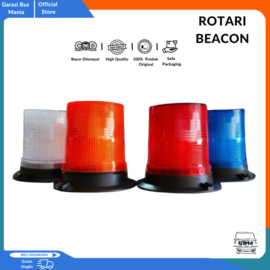 Jual LAMPU ROTARY 12V-24V LED 3 MODE/LAMPU ROTARY TRUK, HINO FUSO ...