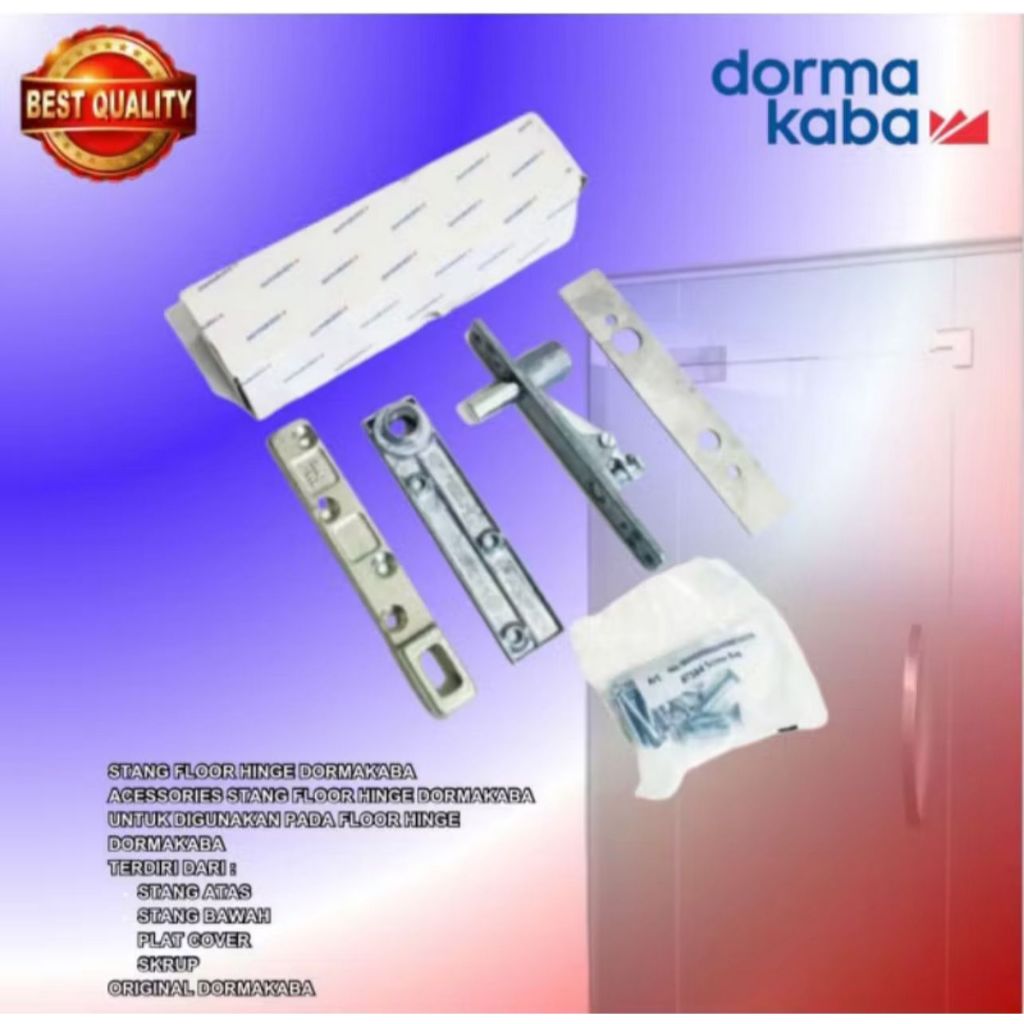 Jual Acessories Stang Komplit Floor Hinge Dorma Kaba DormaKaba BTS 60 ...