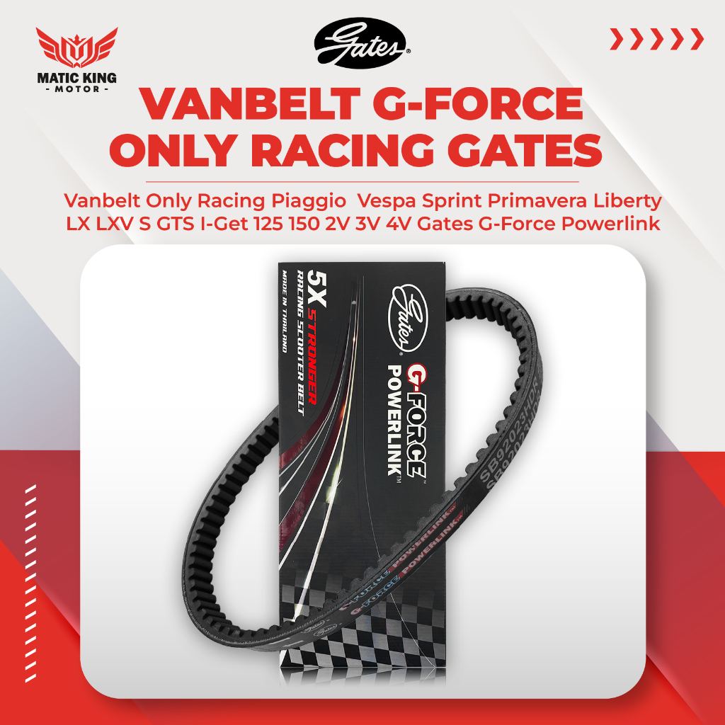 Jual Gates G-Force Vanbelt V Belt Racing Vespa Sprint Primavera Liberty ...