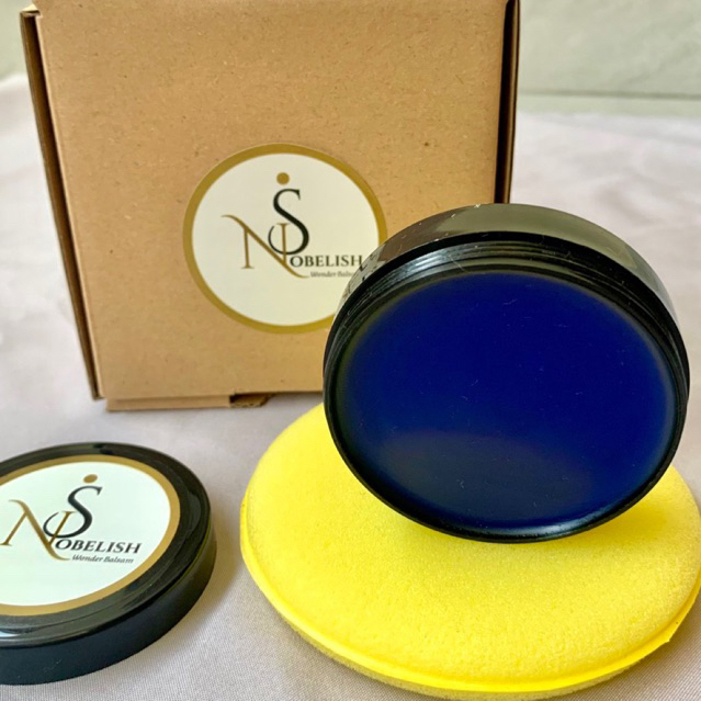 Jual semir sepatu/wonder balsam/leather care/semir /Biru 50gr untuk ...