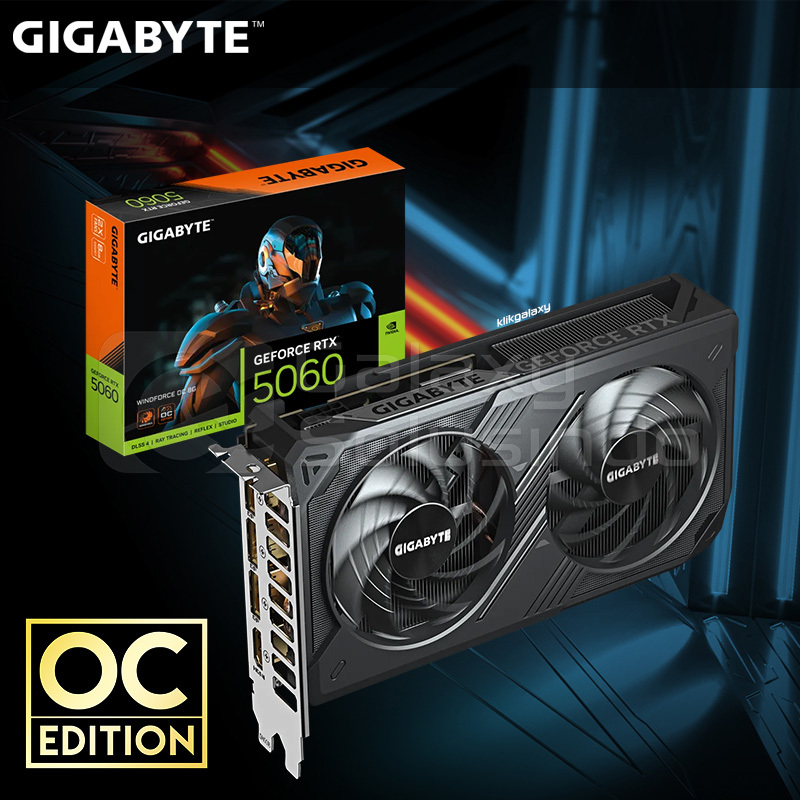 Jual GIGABYTE GeForce RTX 5060 WINDFORCE 8GB OC GDDR7 - VGA RTX5060 ...