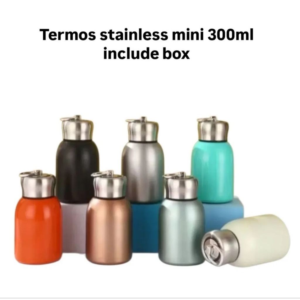 Jual termos stainless mini 300ml hot & cold | Shopee Indonesia
