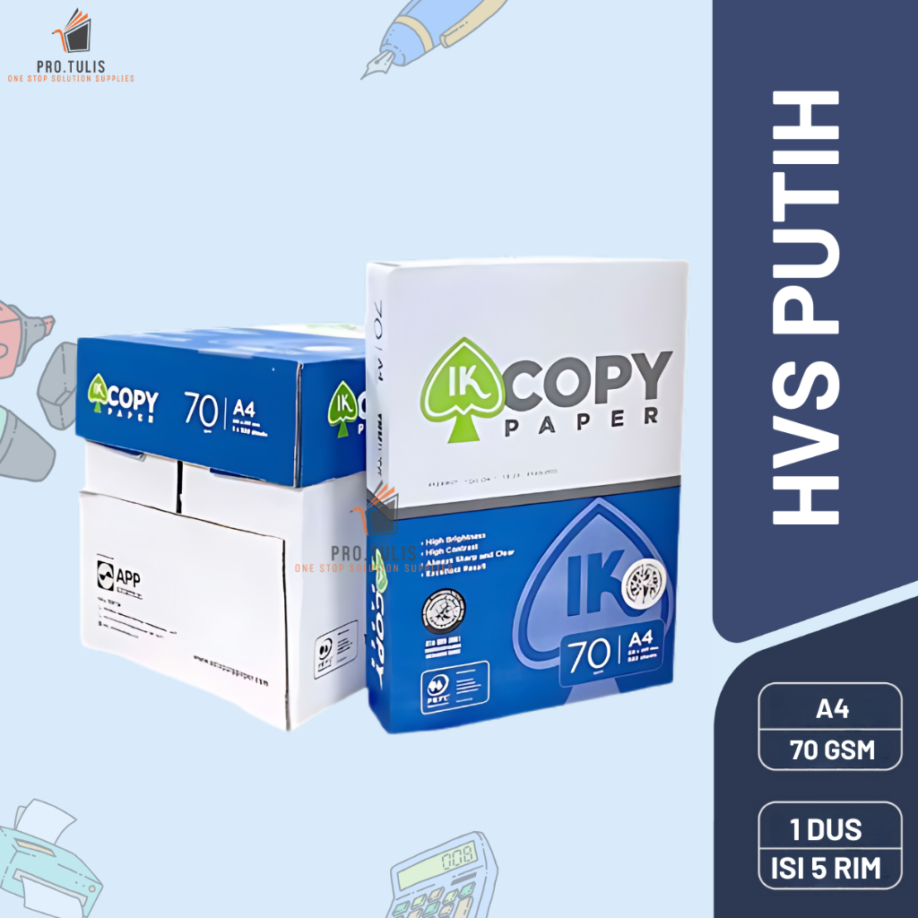 Jual Kertas HVS A4 70 Gram Terlengkap & Harga Terbaru April 2026 ...