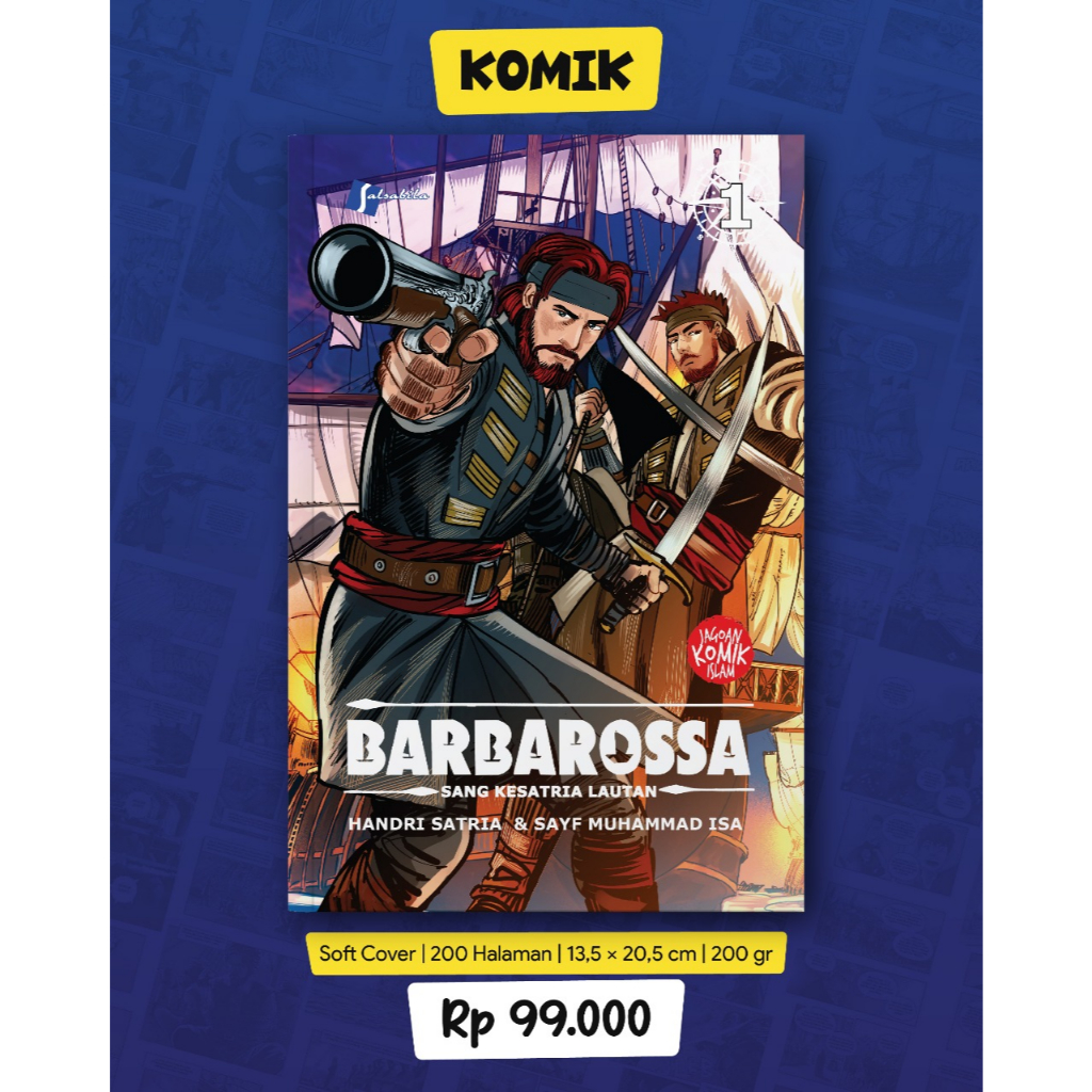 Jual Komik BARBAROSSA Jilid 1 Sang Ksatria Lautan FULL COLOR Buku Anak ...