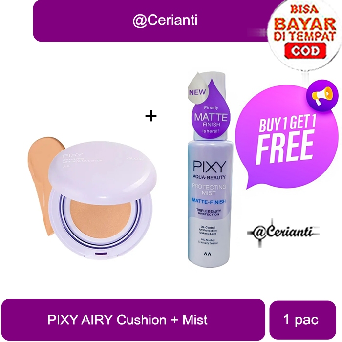 Jual PIXY Airy Serum Cushion + Mist Glow Berhadiah | #Filter_Free ...