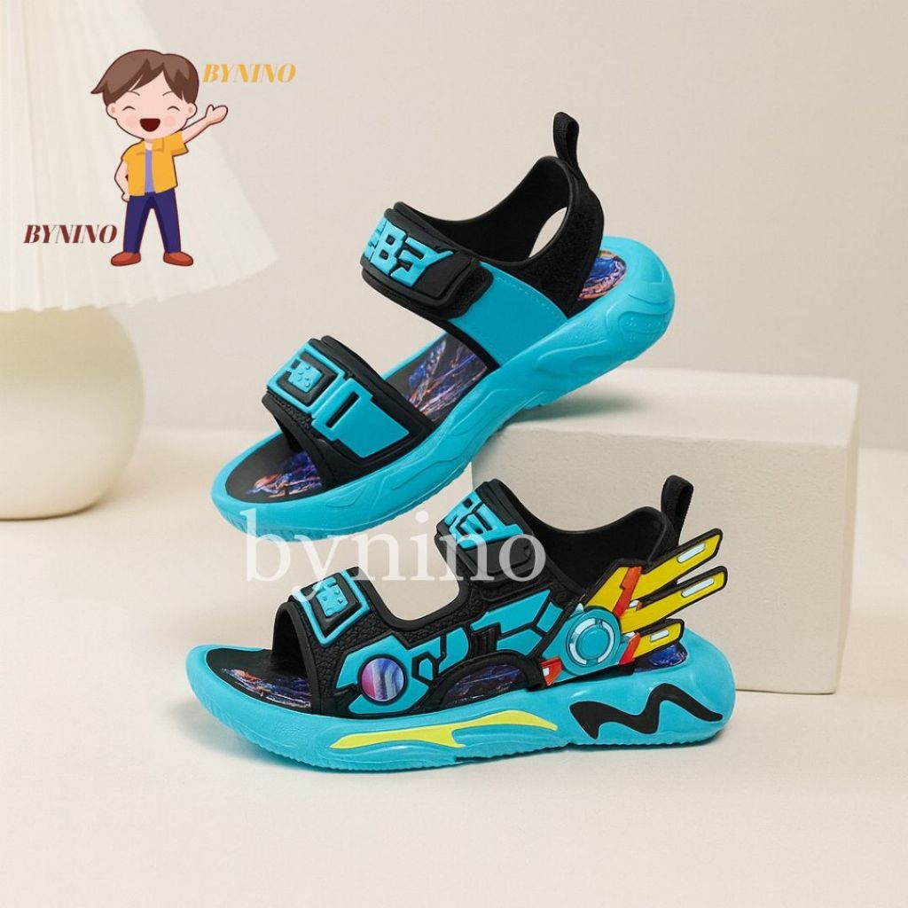 Jual BYNINO B119 ROBOT TRANSFORMER Sandal gunung Sepatu Sandal Anak ...