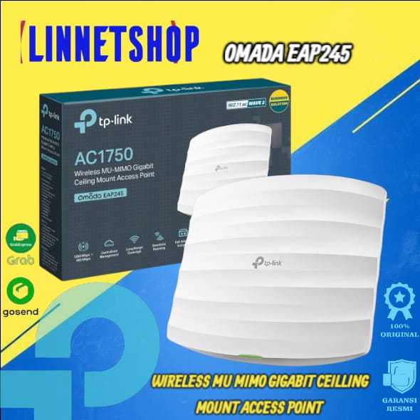 Jual ACCESS POINT TP-LINK EAP245 OMADA INDOOR - LN | Shopee Indonesia