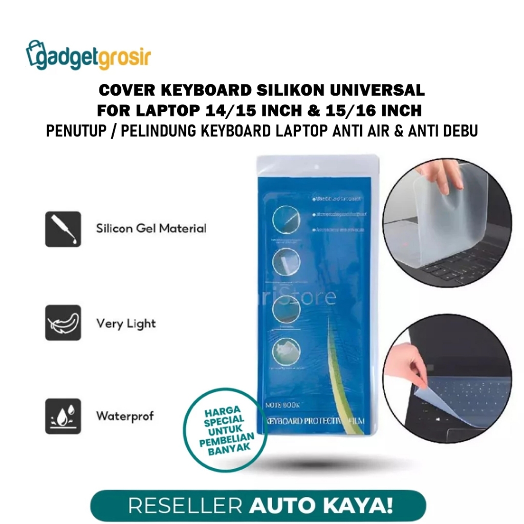 Jual Cover Pelindung Penutup Keyboard Laptop Macbook 13-14 Inch / 15-16 ...