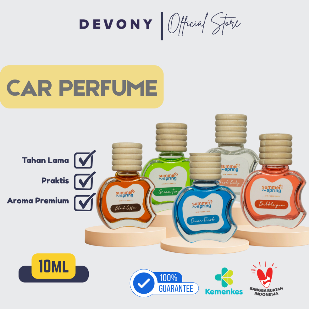 Jual Parfum Mobil Botol Apel Gantung 10ml Summer Spring Aroma Soft ...