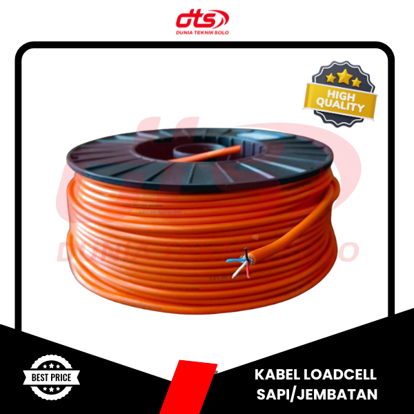 Jual Kabel Loadcell 4 Core Orange Kabel Timbangan Sapi / Jembatan ...