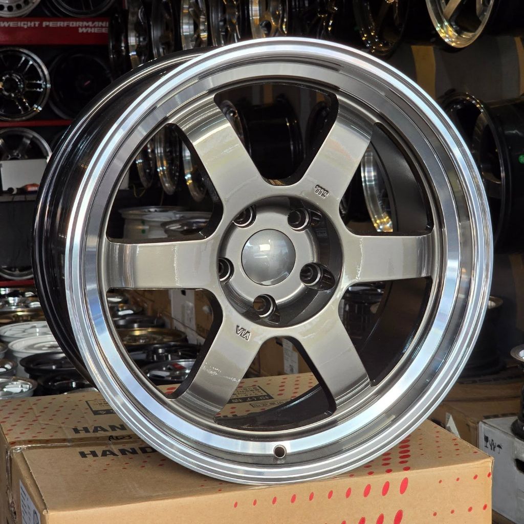 Jual velg racing TE37V FLOW FORMING R18 LEBAR 9,5 ET 25 velg mobil r18 velg racing ring 18 mobil ...