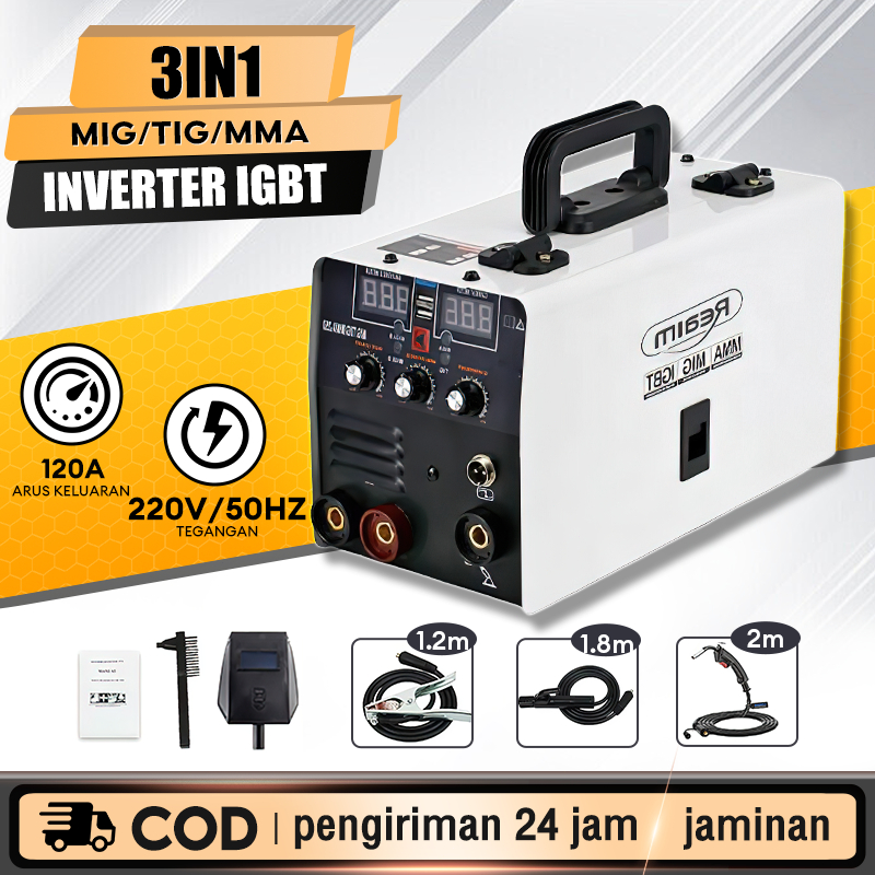 Jual REAIM alat las Mesin Las Inverter Portable 120A 600 watt Mesin las ...